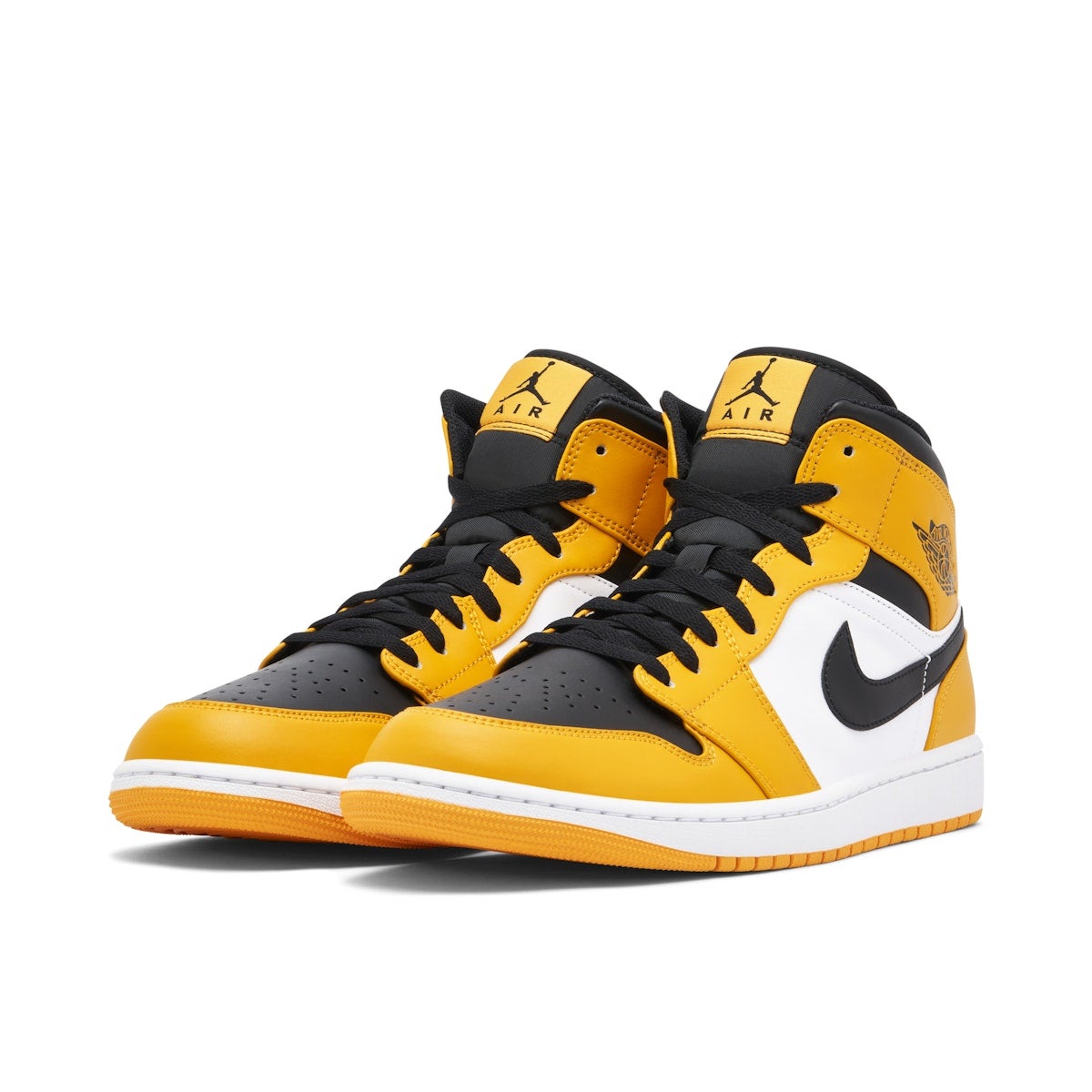 AIR JORDAN 1 MID REVERSE YELLOW TOE UK 8.5 | Sole Tempted Ltd